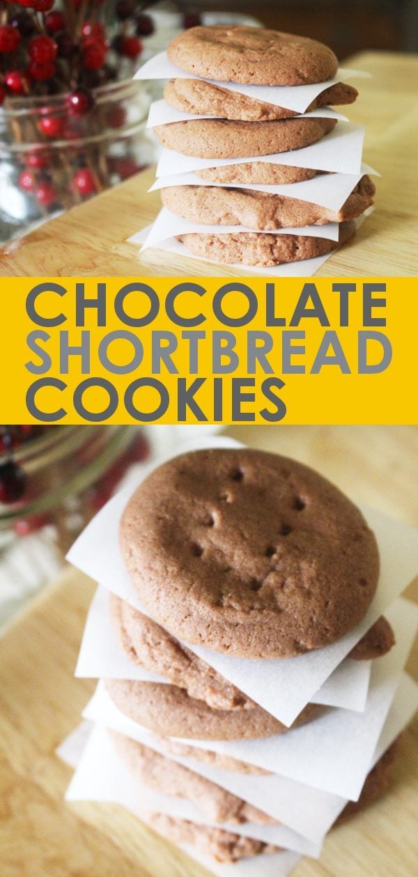 Chocolate Shortbread Cookies Recipe - Einkorn or Any Wheat!