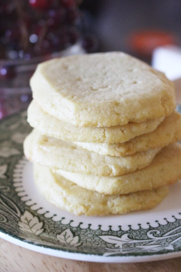 Einkorn Shortbread Cookies - Sweetened with Maple Syrup only!