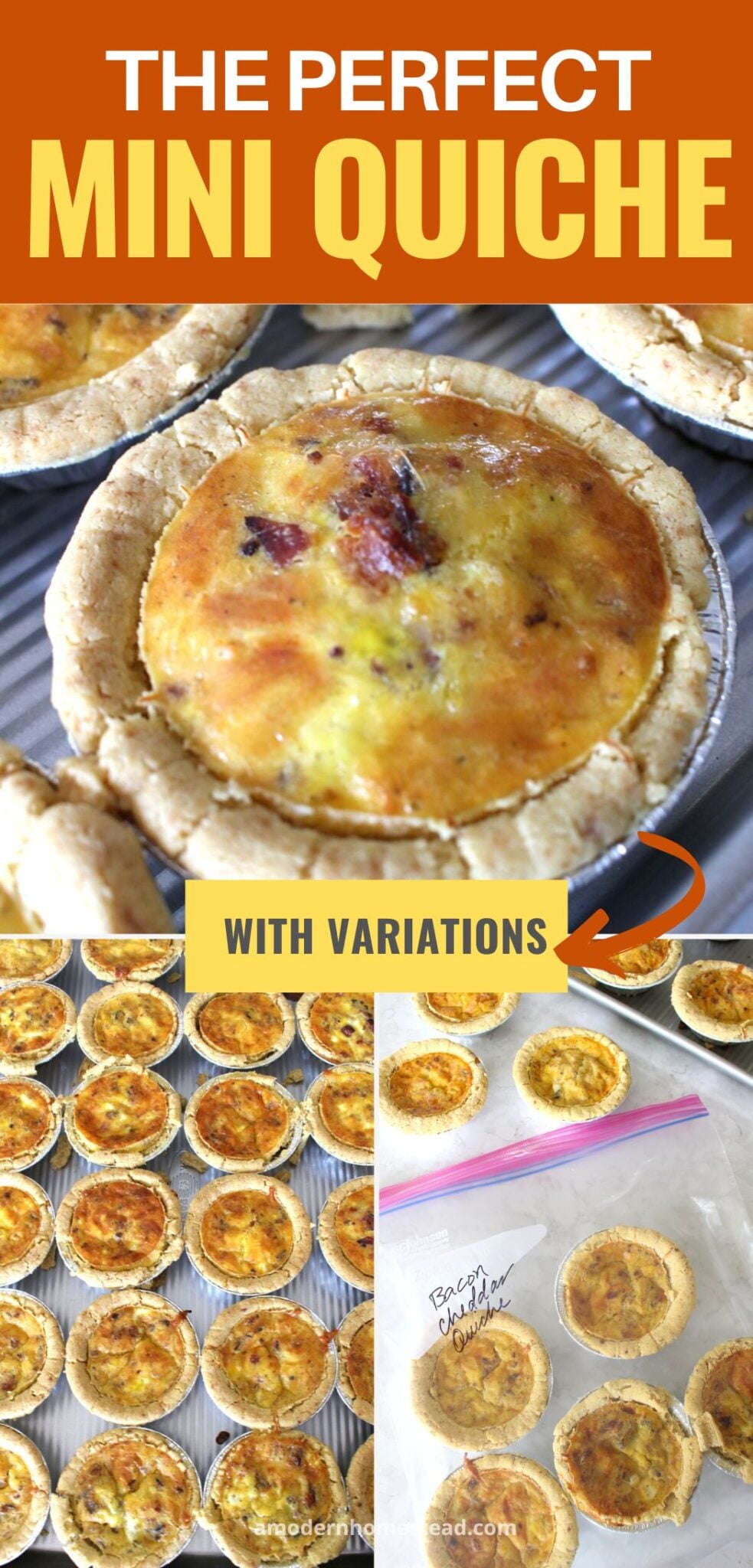 Mini Quiche Recipe (with Variations!)