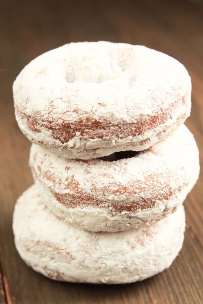 Classic Powdered Sugar Donuts (baked)