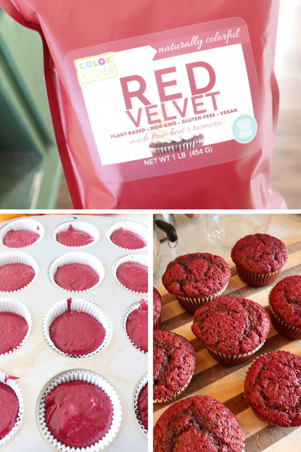 Red Velvet Cupcakes (no artificial food dye!)