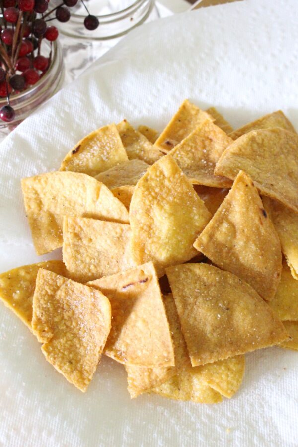 Homemade Corn Tortilla Chips