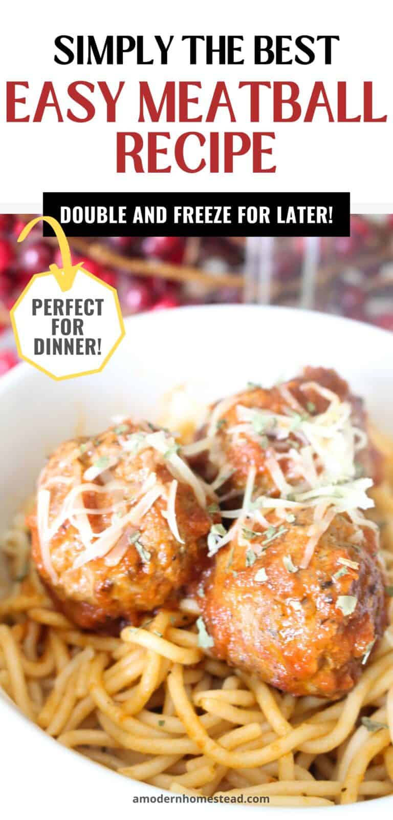 Classic Meatball Recipe - Gluten Free!