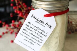 Homemade Pancake Mix (with Free Printable Tag!)